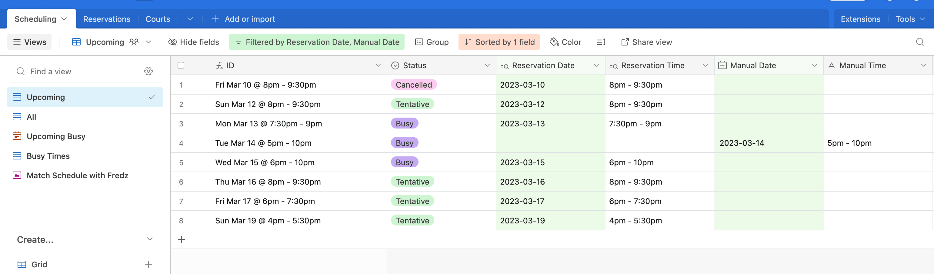 Airtennis part 2 of 3: Tennis scheduling and reminders on Airtable ...